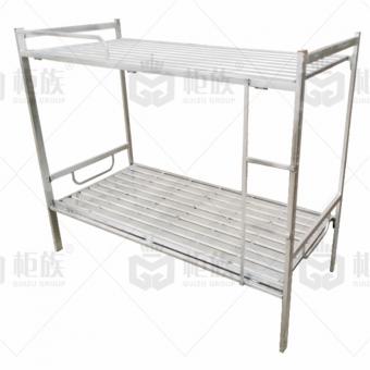 Custom Steel double decker metal dormitory bed workers double deck bed ...